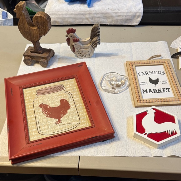 Accents | Rustic Rooster Decor Set | Poshmark